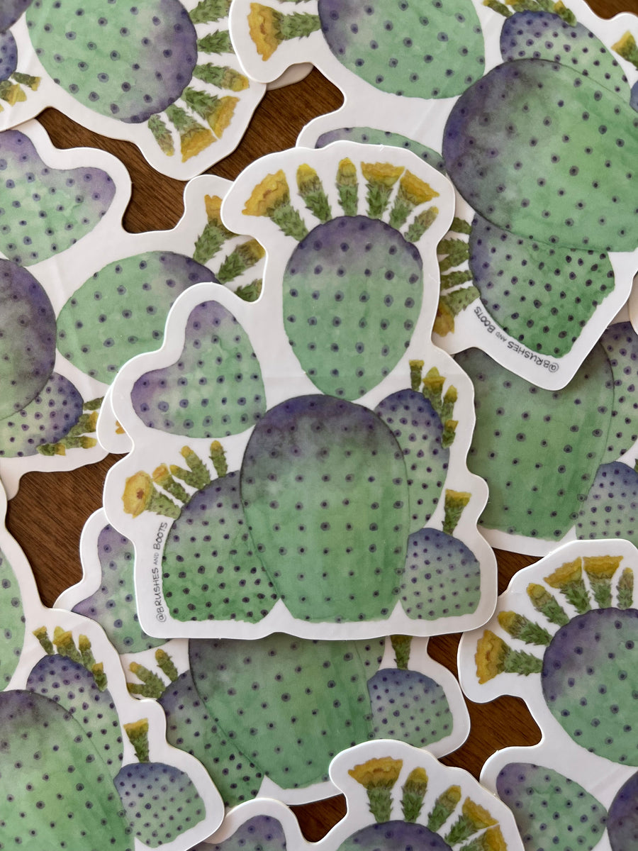 Prickly Heart Vinyl Sticker – Brushes and Boots